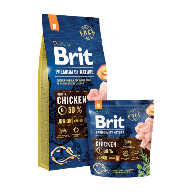 Brit Premium Junior Medium - Cachorros razas medianas - Mascotify Pet Shop