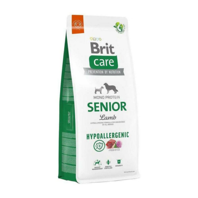 Brit Care Hypoallergenic Senior All Breeds Lamb - Mascotify Pet Shop