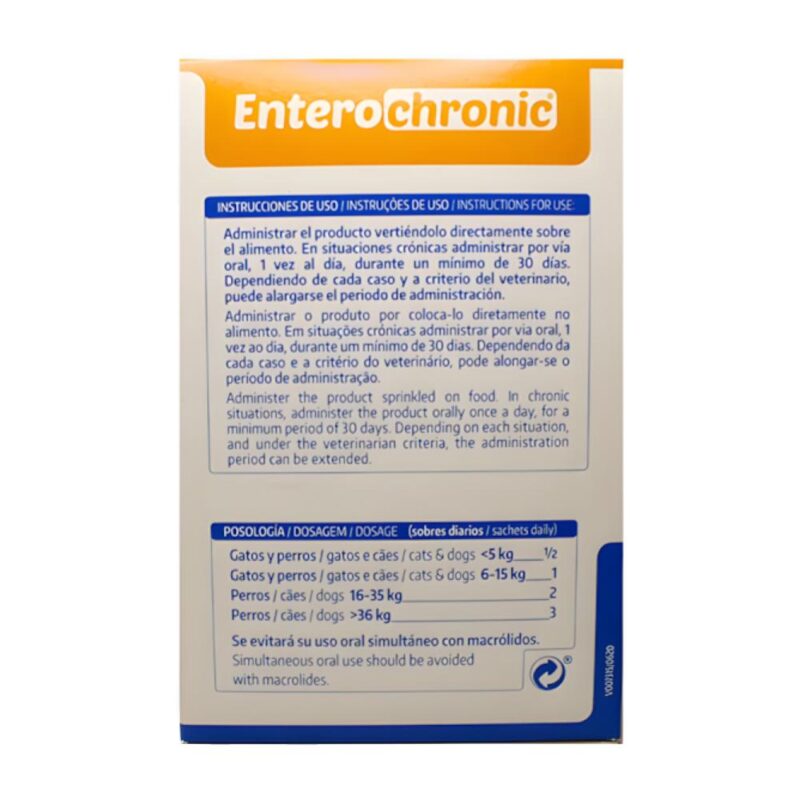 Entero Chronic sobre 4gr - Suplemento para Perros y Gatos - Mascotify ...