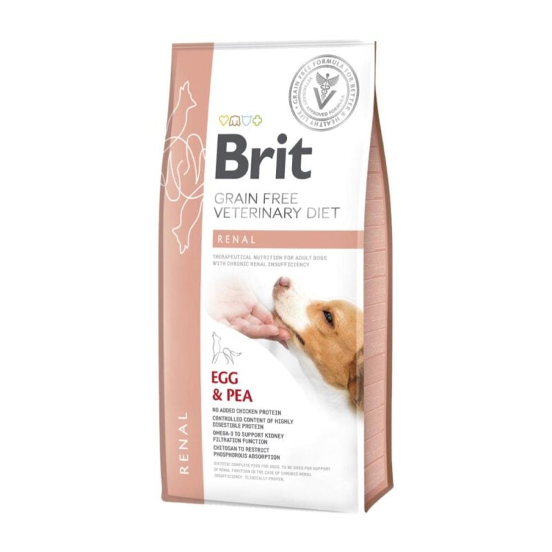 Brit Vet Diet Grain Free Renal Egg & Pea - Alimento para perros ...