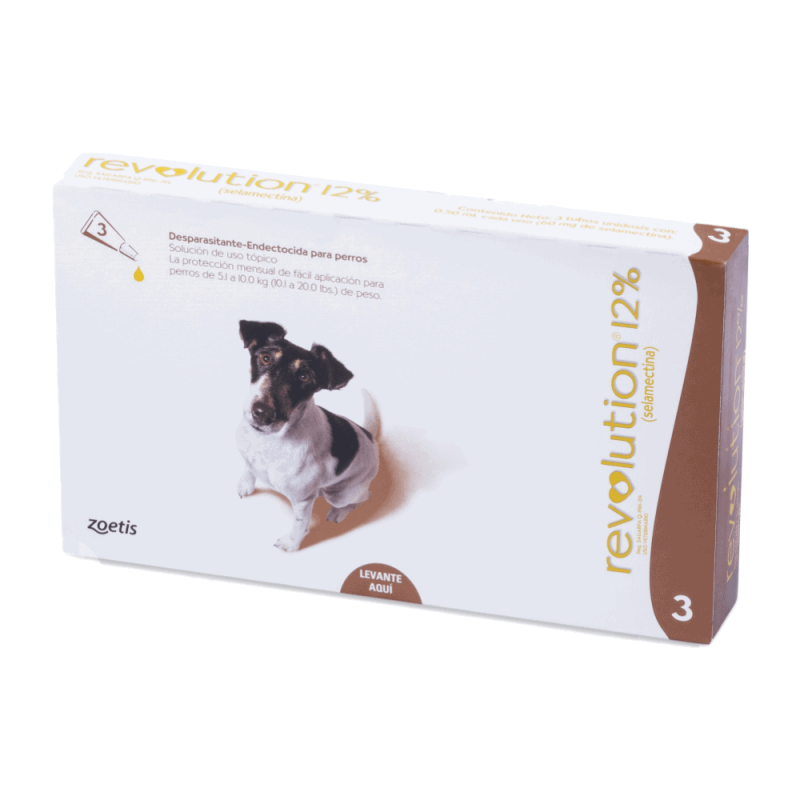 ZOETIS Revolution Pipeta Antipulgas Perros 5-10Kg - Mascotify Pet Shop